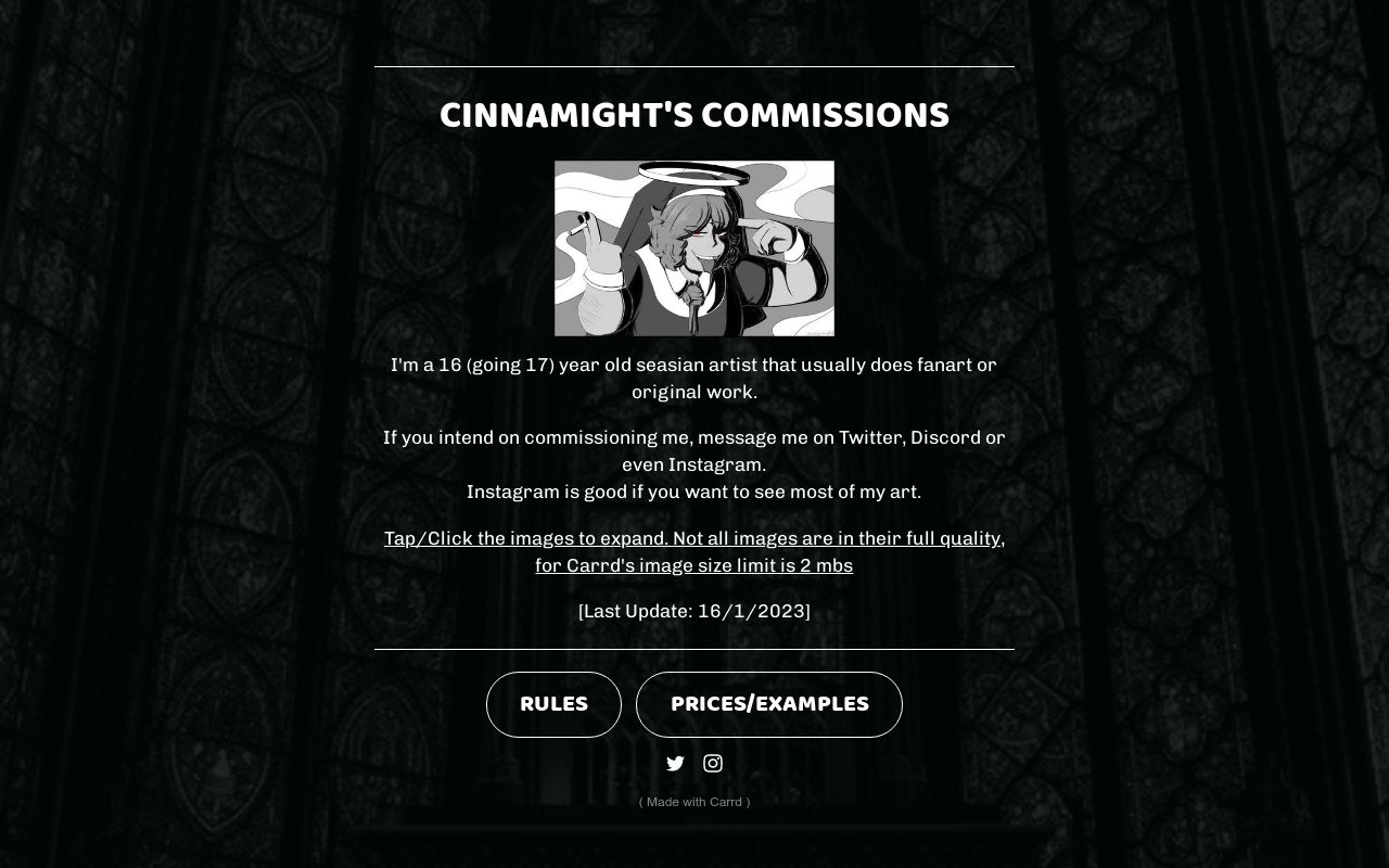 Ania's Commission Page